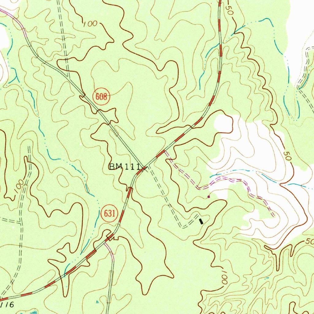 Sebrell, VA (1968, 24000-Scale) Map by United States Geological Survey ...