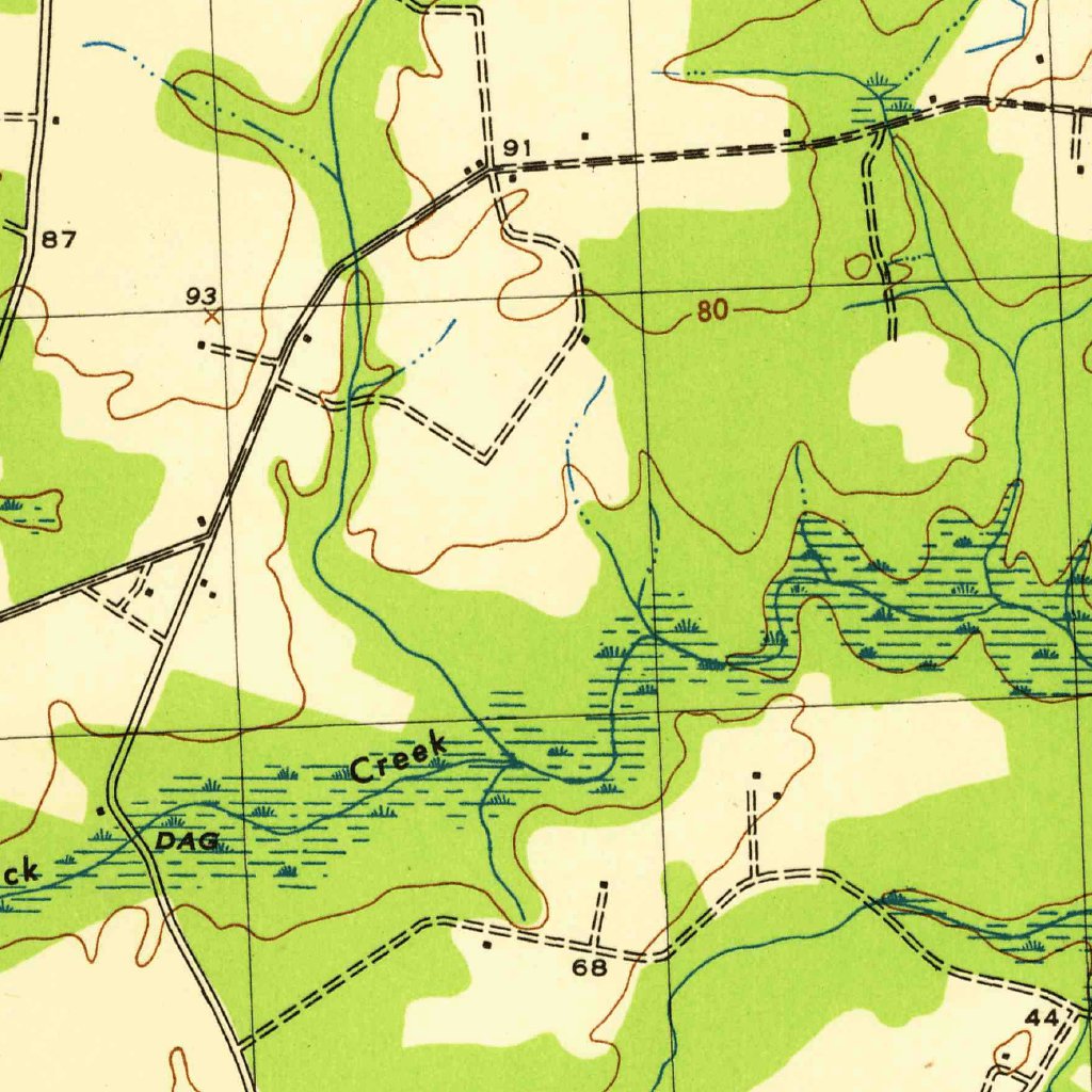 Sedley, VA (1945, 31680-Scale) Map by United States Geological Survey ...