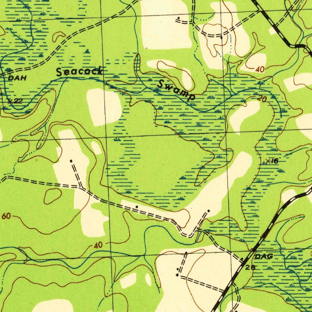 Sedley, VA (1945, 31680-Scale) Map by United States Geological Survey ...