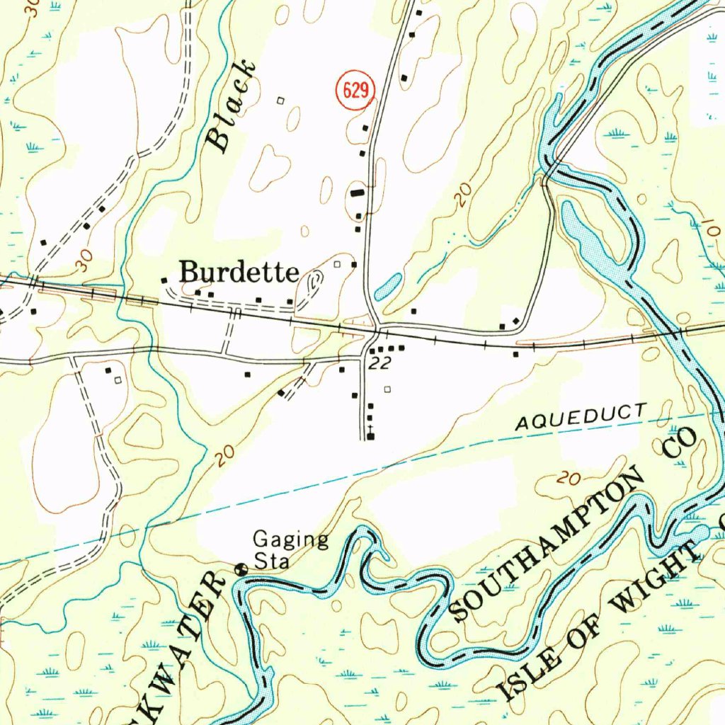 Sedley, VA (1968, 24000-Scale) Map by United States Geological Survey ...
