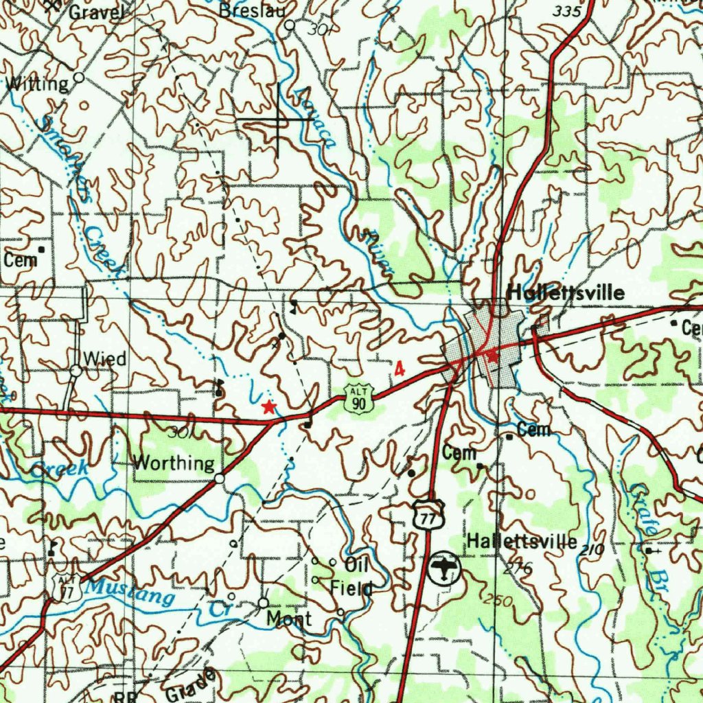 Seguin, TX (1953, 250000-Scale) Map by United States Geological Survey ...