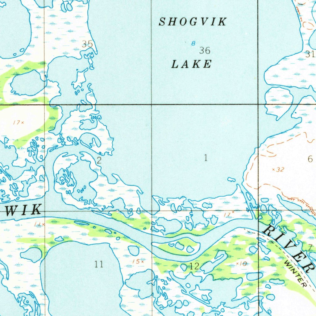 Selawik C-3, AK (1955, 63360-Scale) Map by United States Geological ...