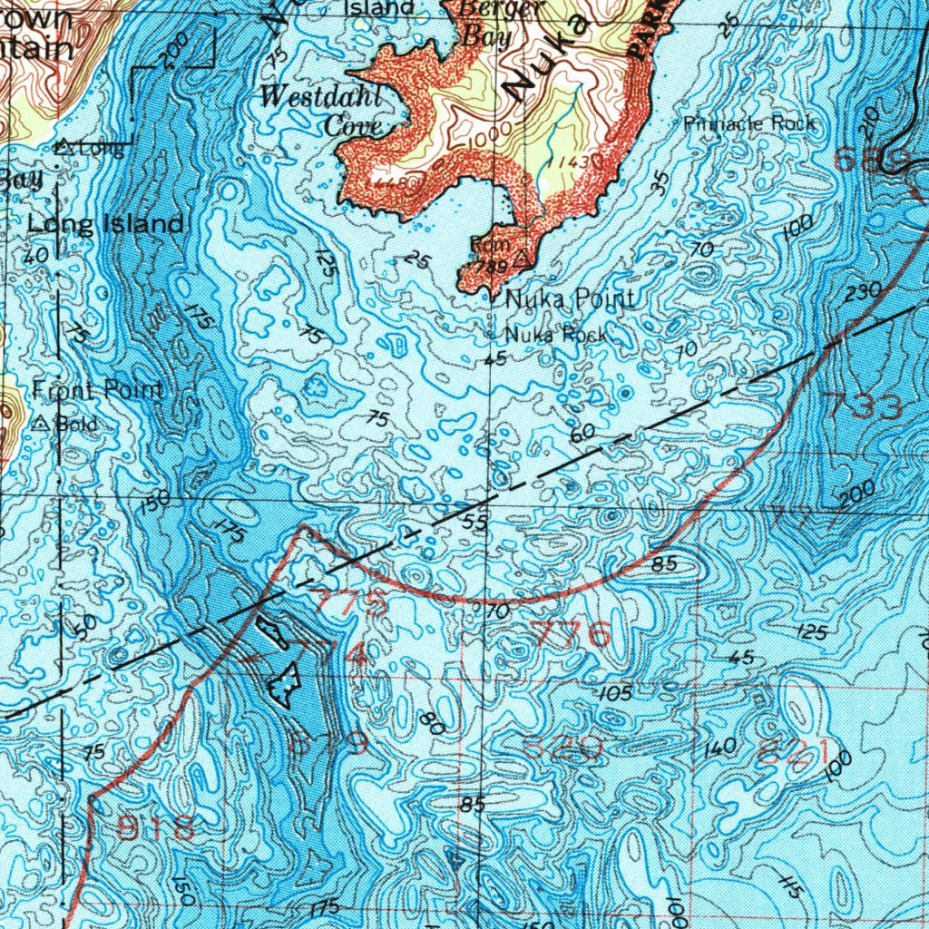 Seldovia, AK (1963, 250000-Scale) Map by United States Geological ...