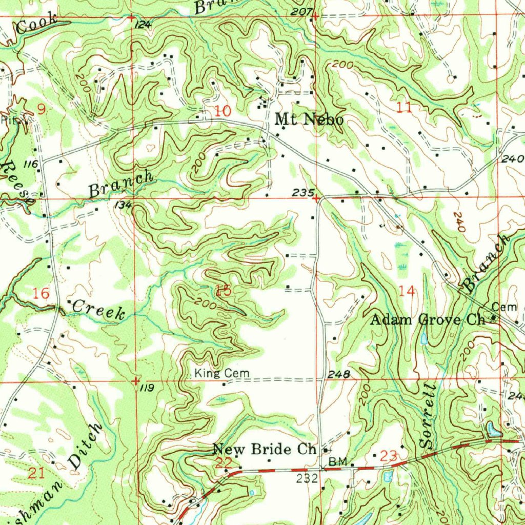 Selma, AL (1958, 62500-Scale) Map by United States Geological Survey ...