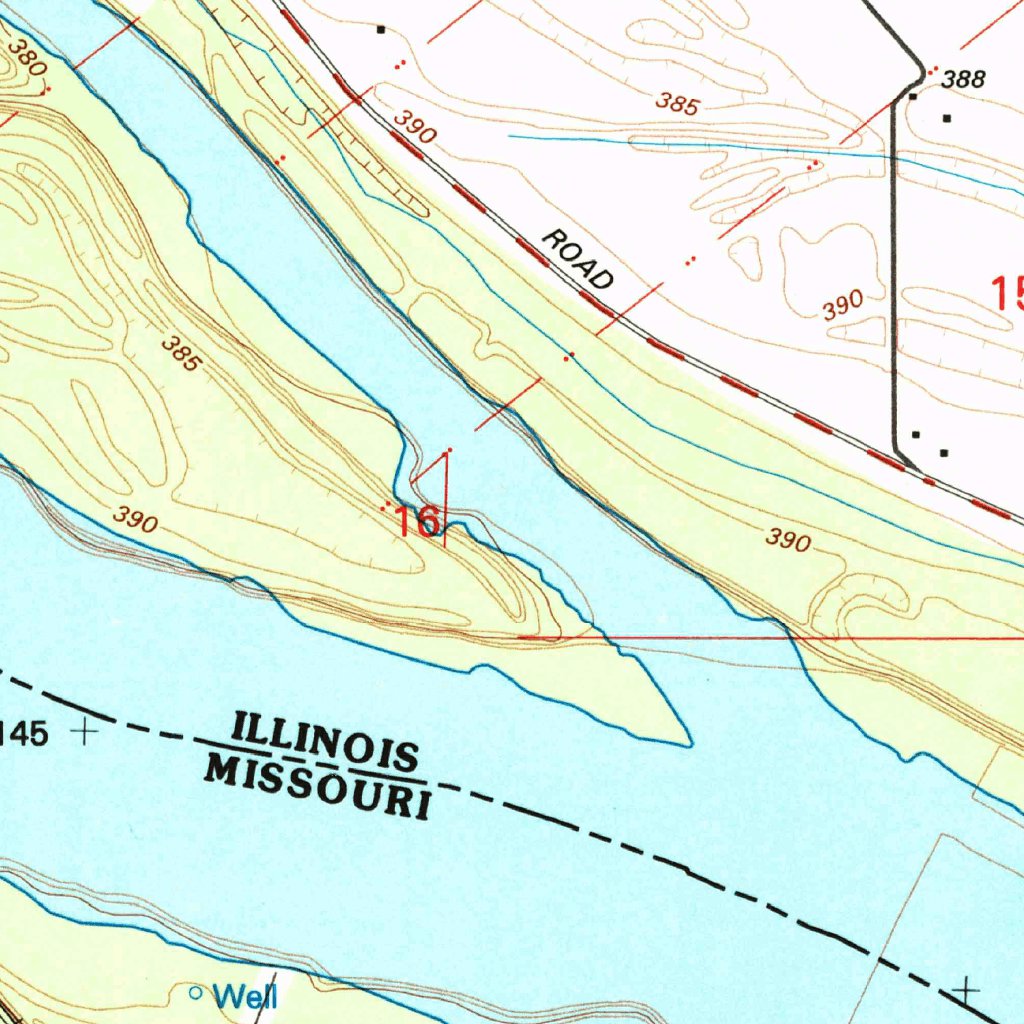 Selma, MO-IL (1993, 24000-Scale) Map by United States Geological Survey ...
