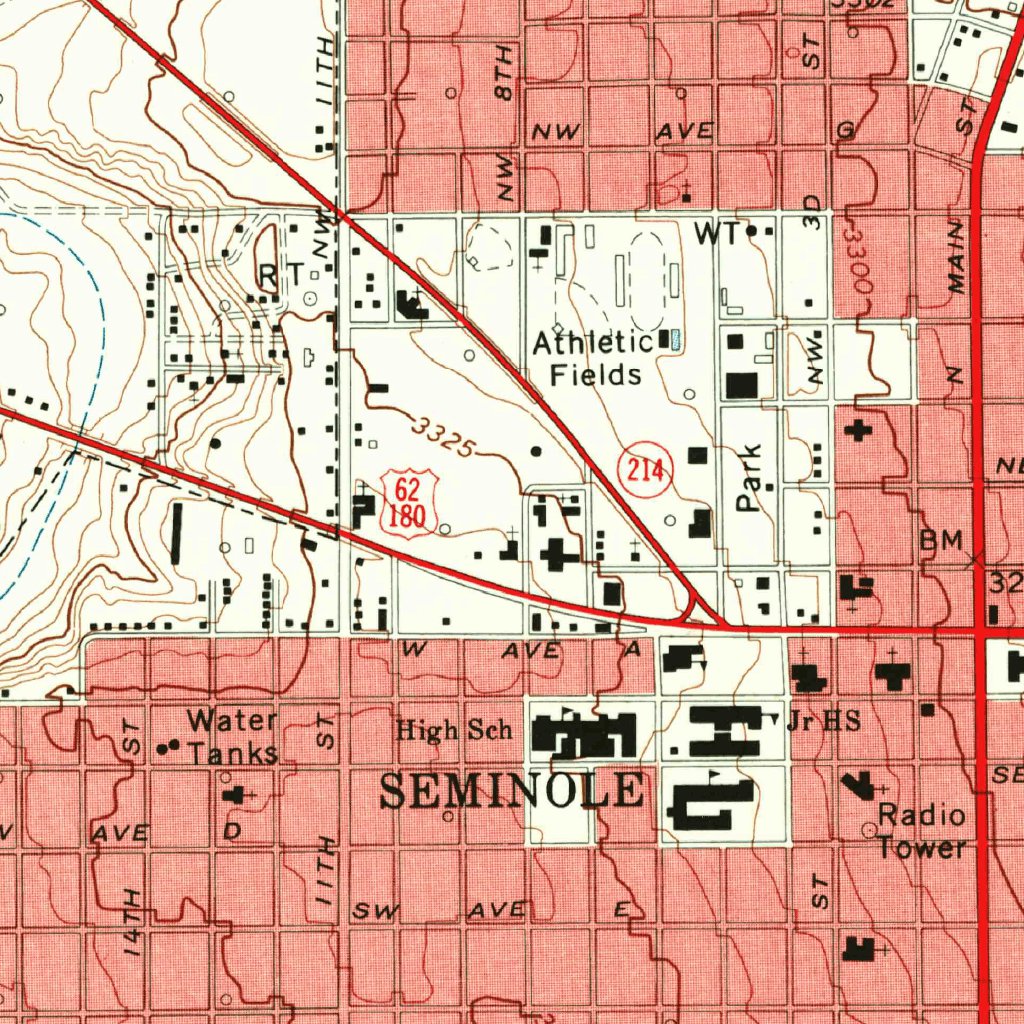 Seminole, TX (1970, 24000-Scale) Map by United States Geological Survey ...