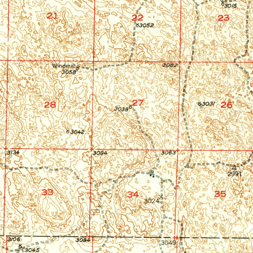 Seneca 4, NE (1949, 62500-Scale) Map by United States Geological Survey ...