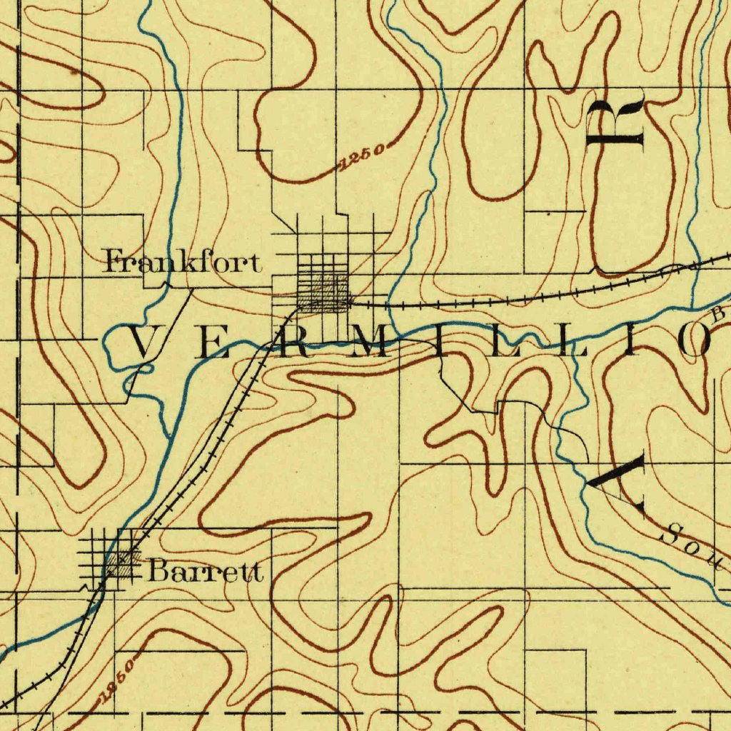 Seneca, KS (1889, 125000-Scale) Map by United States Geological Survey ...