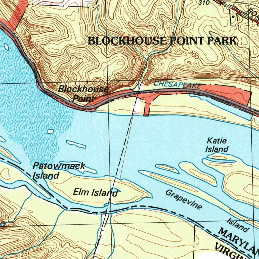 Seneca, MD-VA (1994, 24000-Scale) Map by United States Geological ...