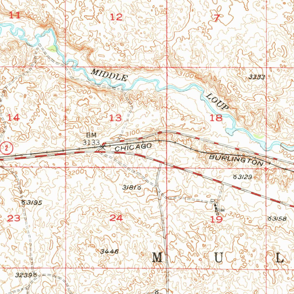 Seneca, NE (1948, 62500-Scale) Map by United States Geological Survey ...