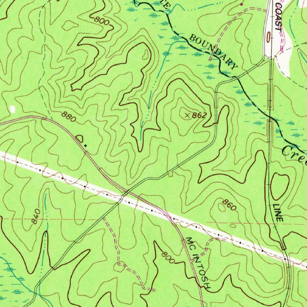 Senoia, GA (1965, 24000-Scale) Map by United States Geological Survey ...