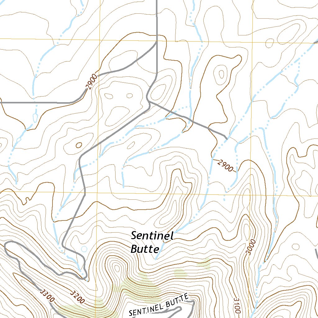 Sentinel Butte, ND (2020, 24000-Scale) Map by United States Geological ...