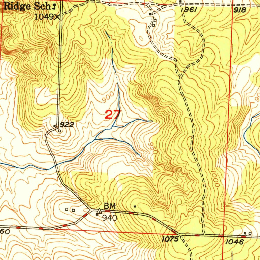 Sentinel, MO (1950, 24000-Scale) Map by United States Geological Survey ...