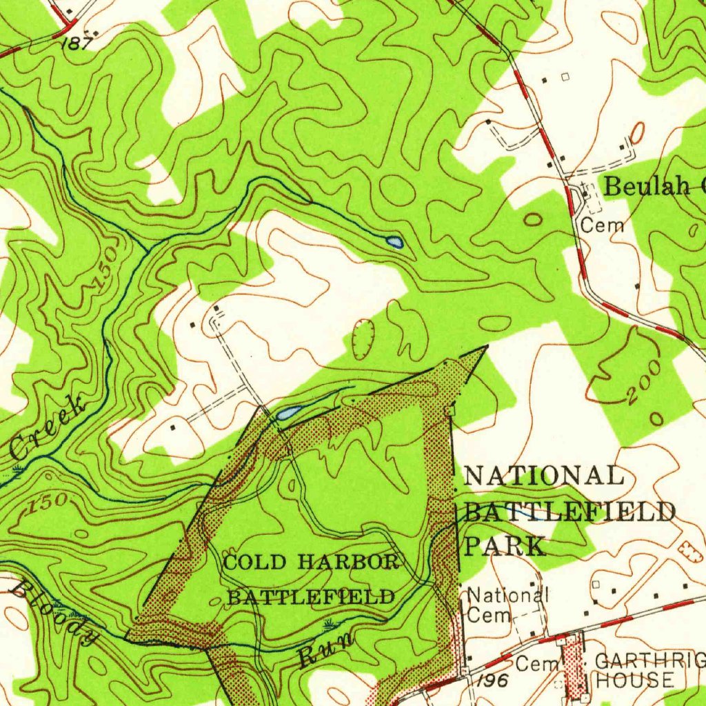 Seven Pines, VA (1956, 24000-Scale) Map by United States Geological ...