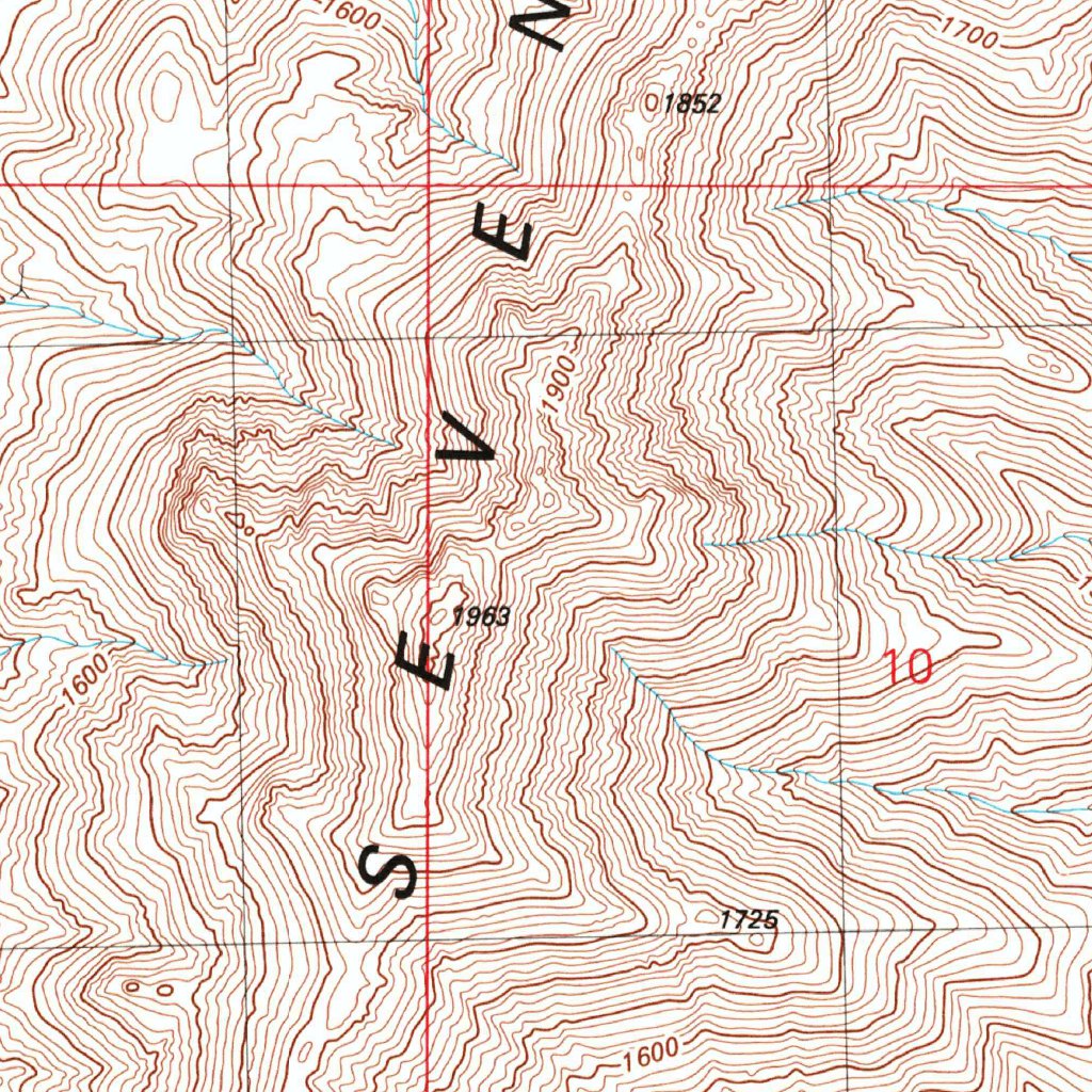 Seven Troughs, NV (1981, 24000-Scale) Map by United States Geological ...