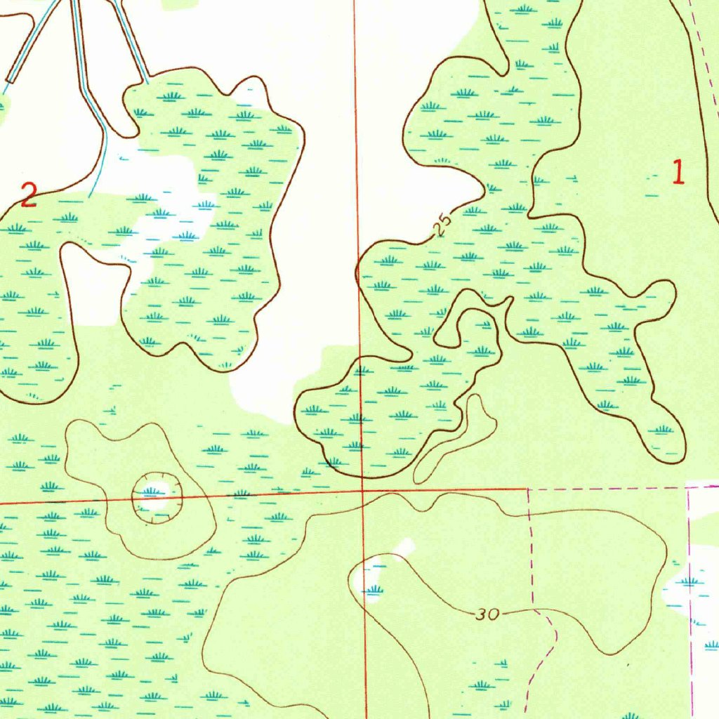 Seville, FL (1970, 24000-Scale) Map by United States Geological Survey ...