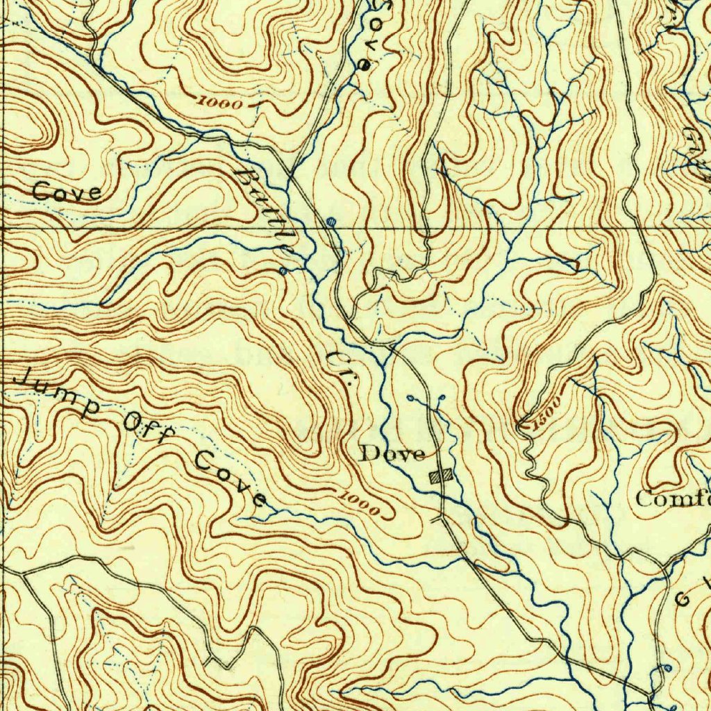 Sewanee, TN (1895, 125000-Scale) Map by United States Geological Survey ...