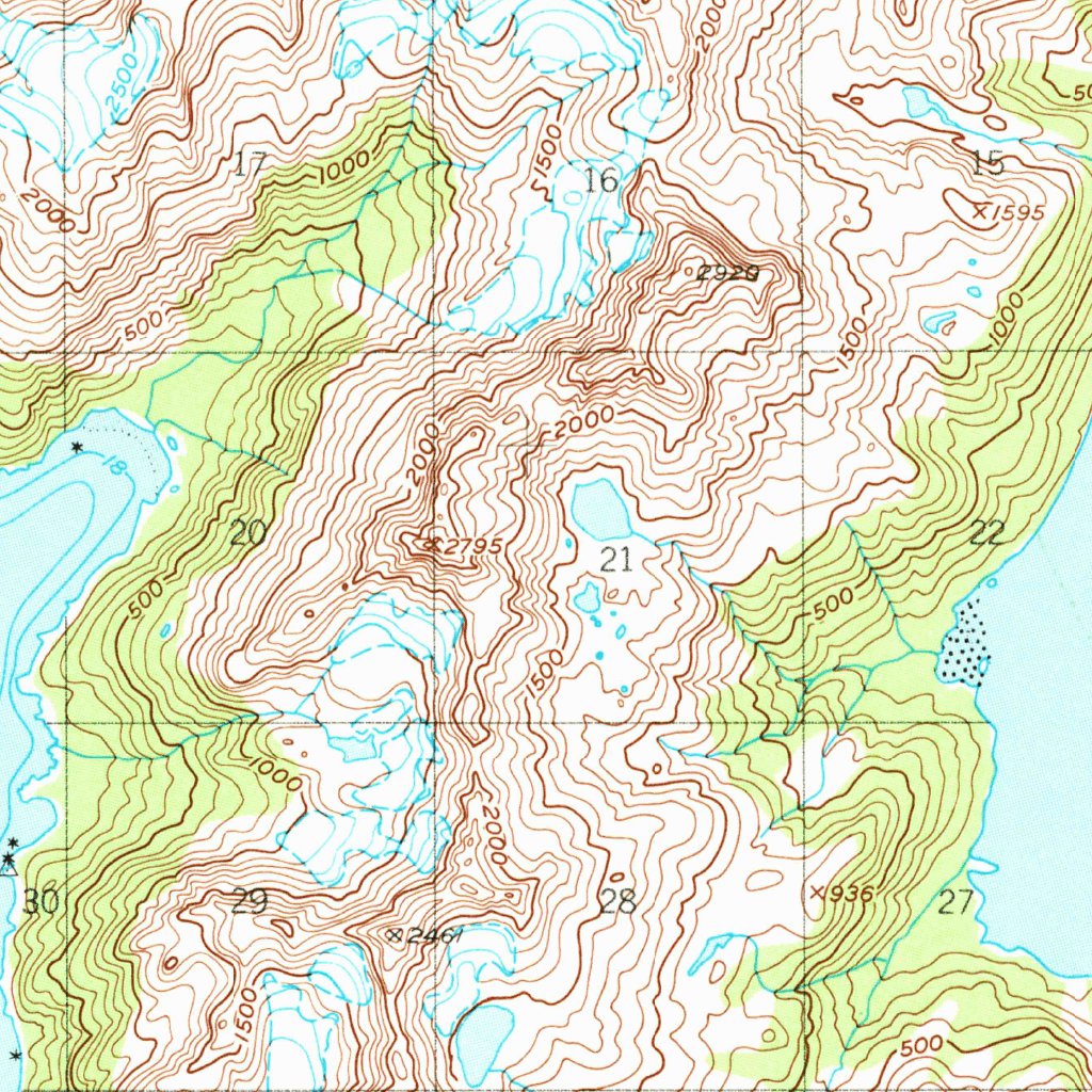 Seward A-4, AK (1951, 63360-Scale) Map by United States Geological ...