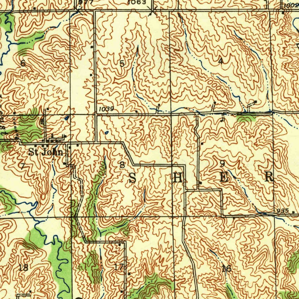 Seymour, IA-MO (1944, 62500-Scale) Map by United States Geological ...