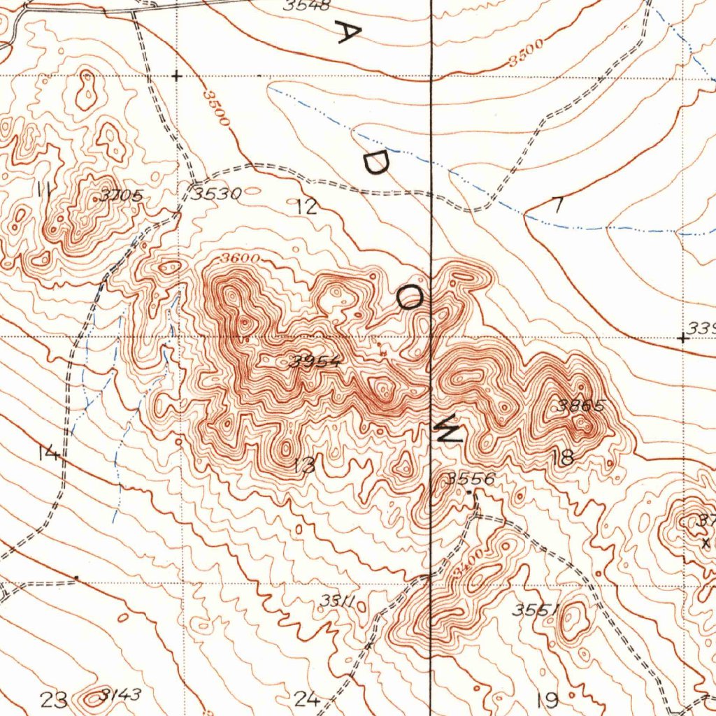 Shadow Mountains, CA (1937, 62500-Scale) Map by United States ...
