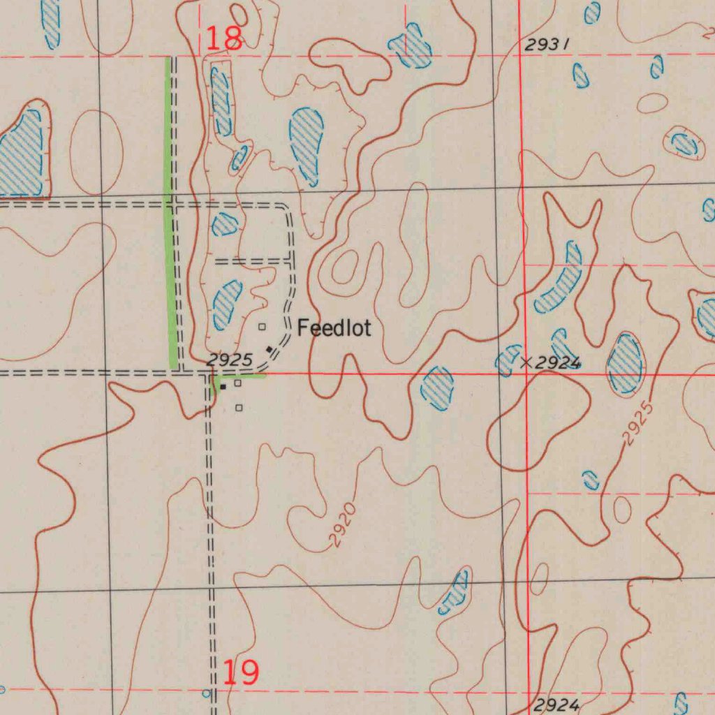 Shallow Water, KS (1976, 24000-Scale) Map by United States Geological ...