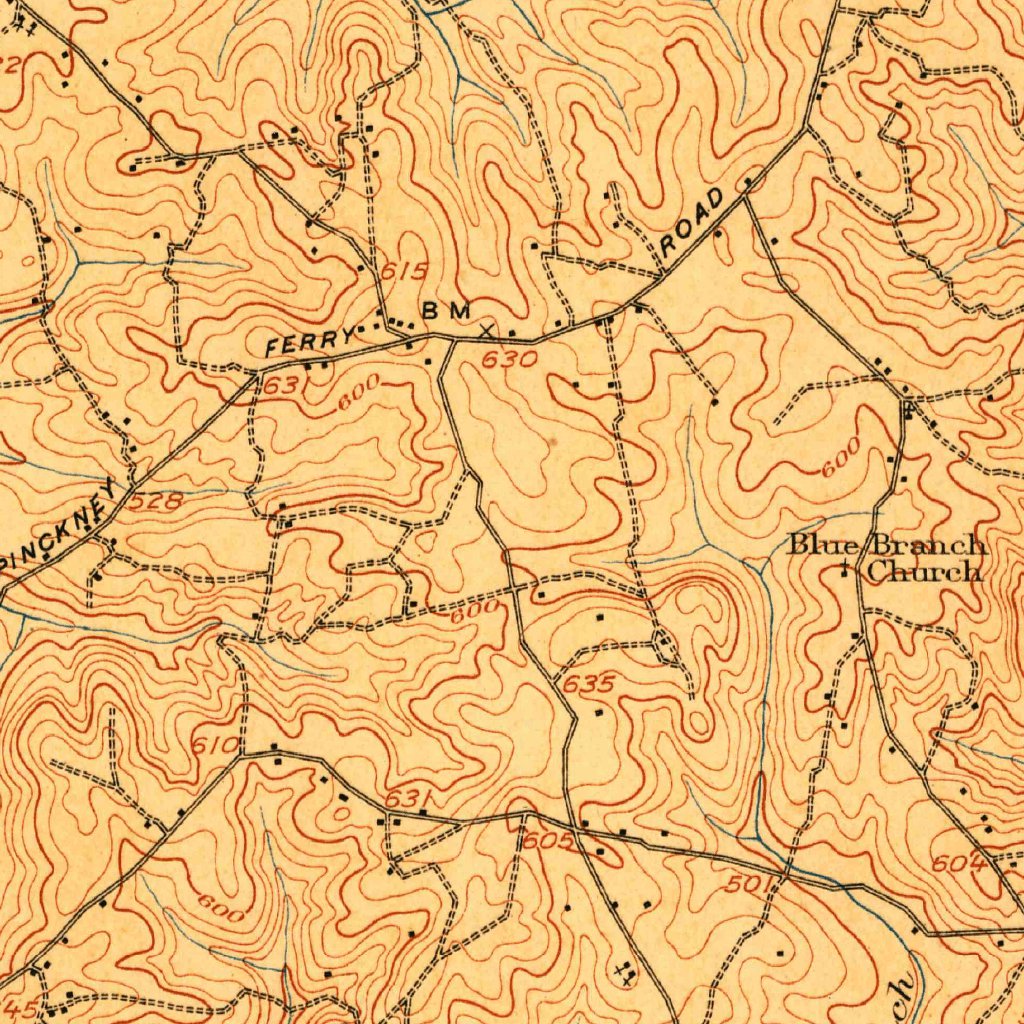 Sharon, SC (1907, 62500-Scale) Map by United States Geological Survey ...