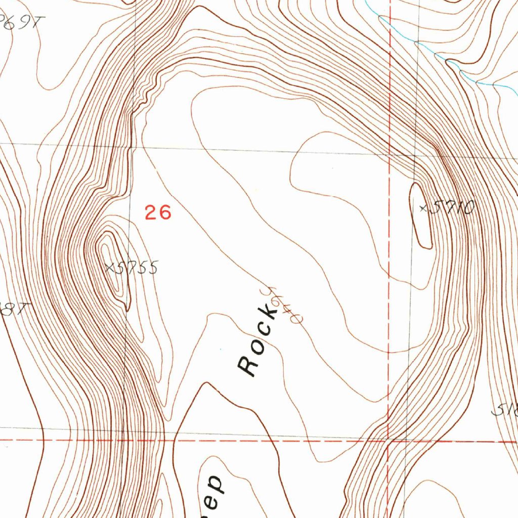 Sheep Rock, OR (1986, 24000-Scale) Map by United States Geological ...