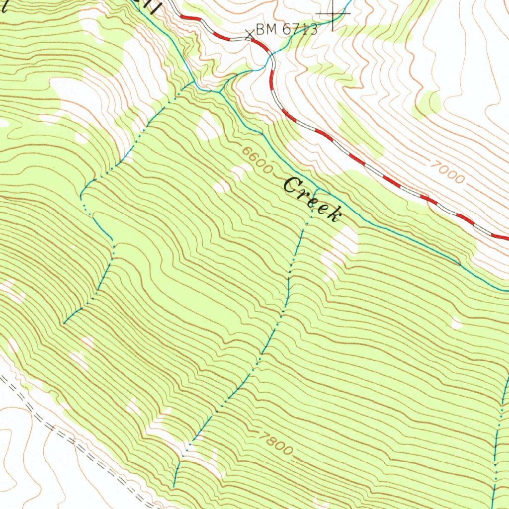Shell Falls, WY (1960, 24000-Scale) Map by United States Geological ...