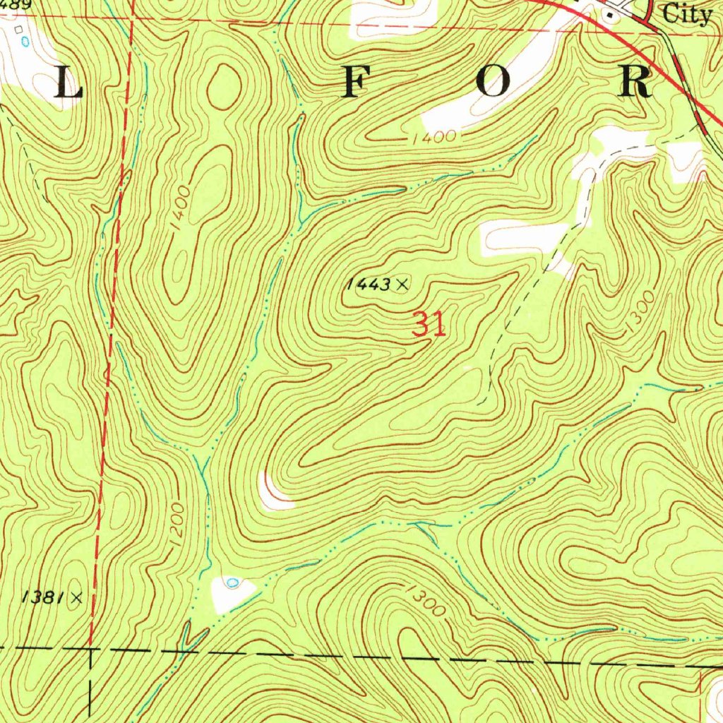 Shell Knob, MO (1974, 24000-Scale) Map by United States Geological ...
