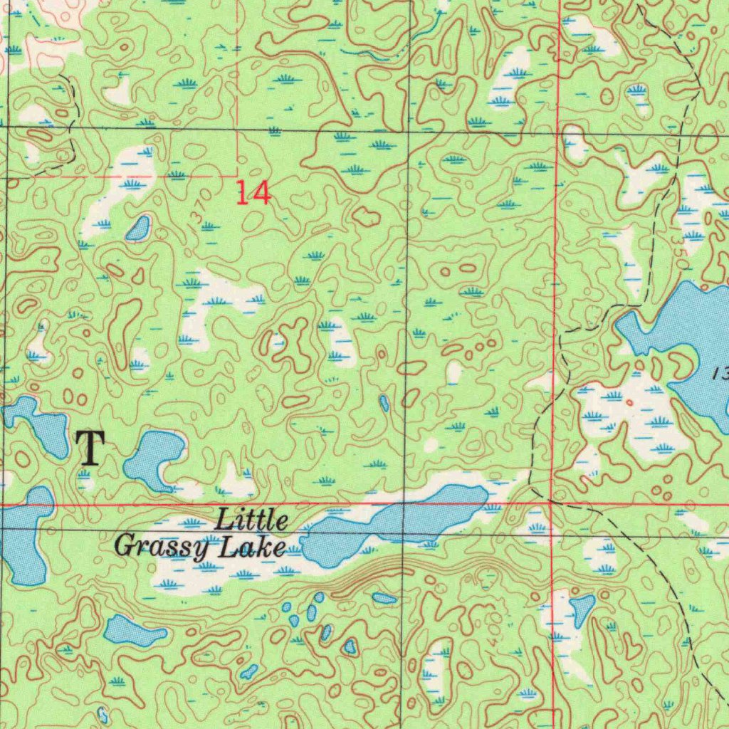 Shell Lake, WI (1982, 24000-Scale) Map by United States Geological ...