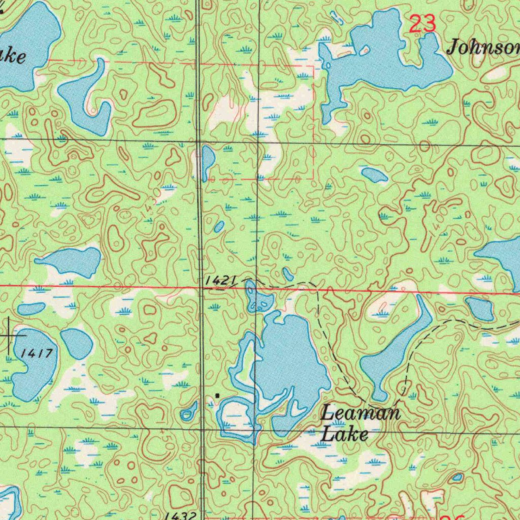 Shell Lake, WI (1982, 24000-Scale) Map by United States Geological ...