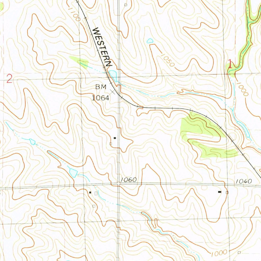 Shenandoah West, IA (1978, 24000-Scale) Map by United States Geological ...