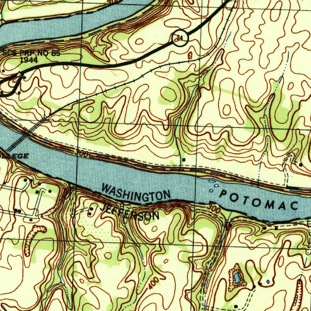 Shepherdstown, WV-MD (1944, 31680-Scale) Map by United States ...