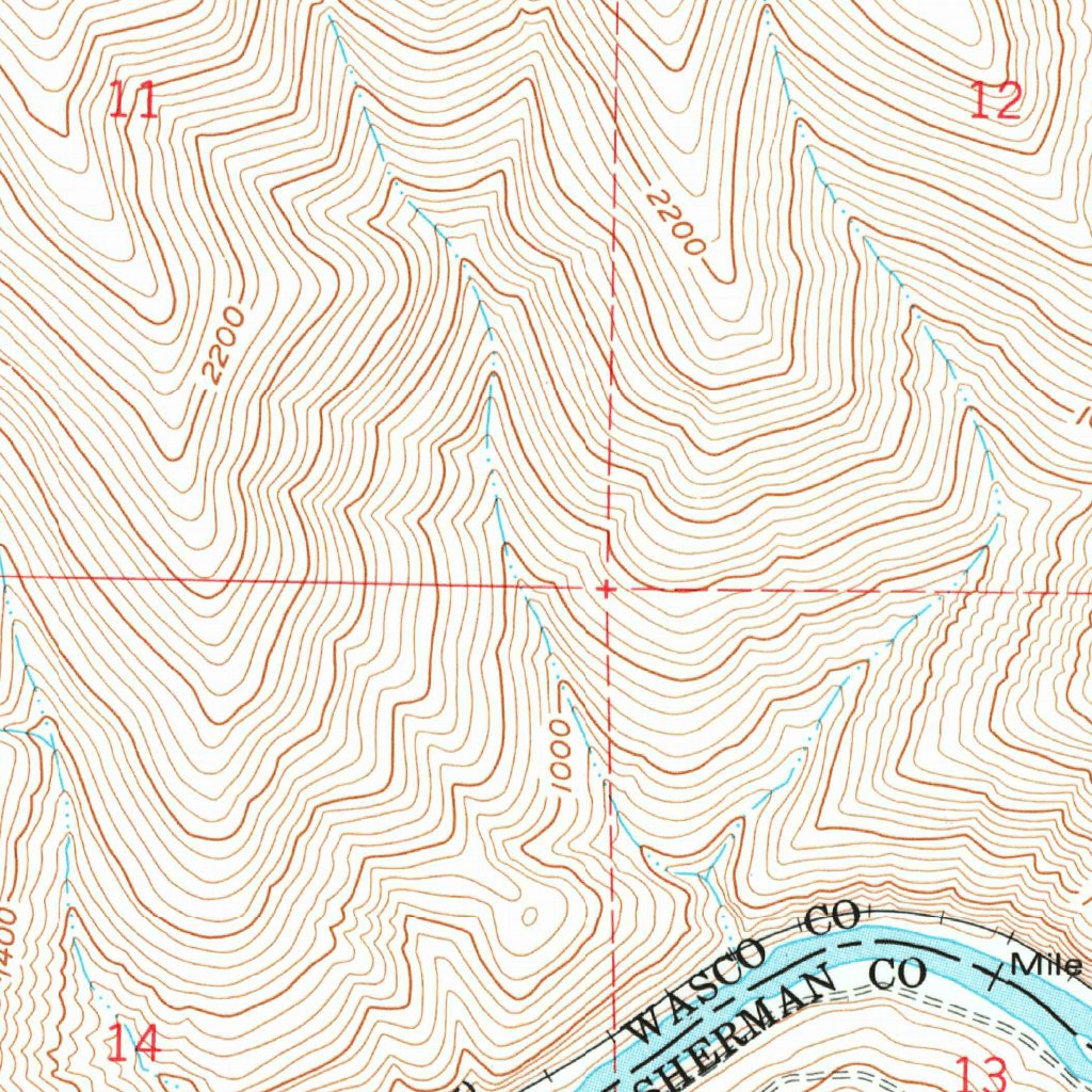 Sherars Bridge, OR (1962, 24000-Scale) Map by United States Geological ...