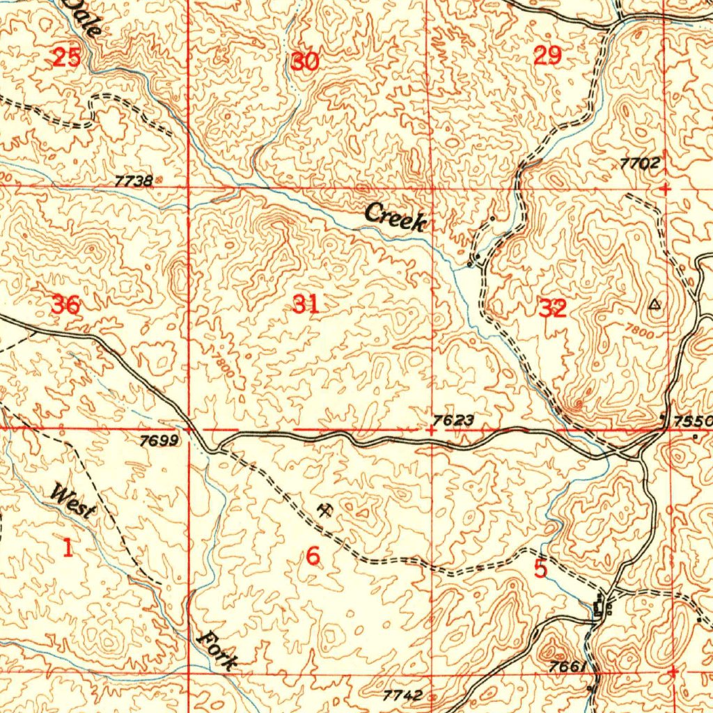 Sherman Mountains, WY (1950, 62500-Scale) Map by United States ...