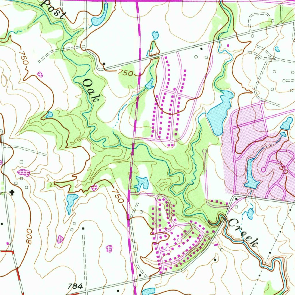 Sherman NW, TX (1958, 24000-Scale) Map by United States Geological ...