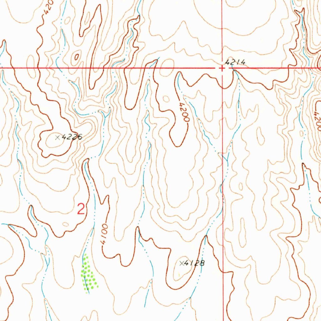 Shiloh Hills SE, NM-TX (1970, 24000-Scale) Map by United States ...