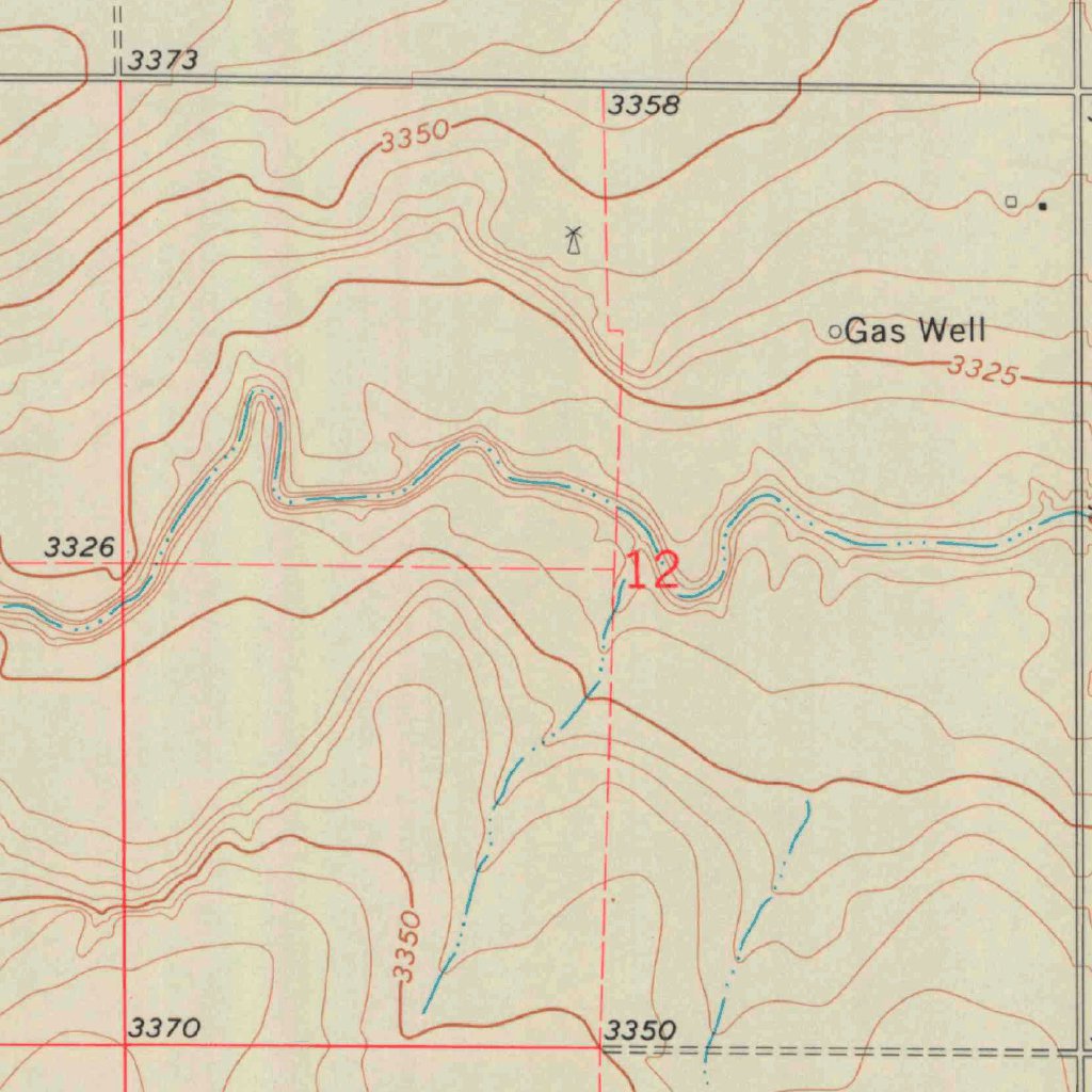 Shore Airport SW, KS (1973, 24000-Scale) Map by United States ...