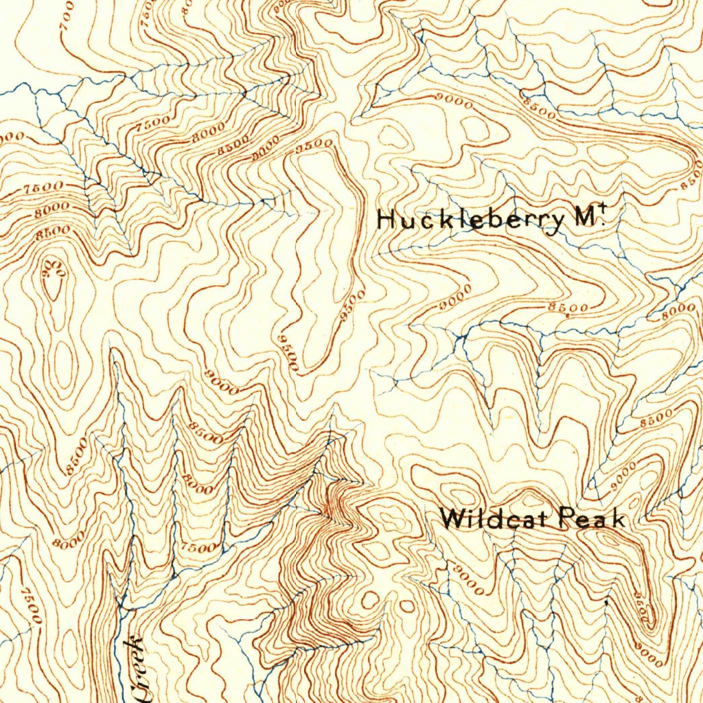 Shoshone, WY (1888, 125000-Scale) Map by United States Geological ...