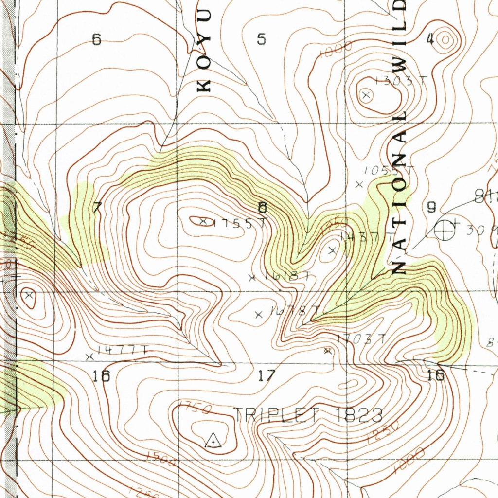 Shungnak B-5, AK (1985, 63360-Scale) Map by United States Geological ...