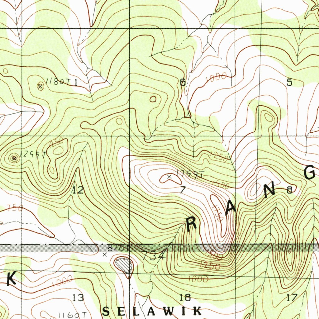 Shungnak C-3, AK (1985, 63360-Scale) Map by United States Geological ...
