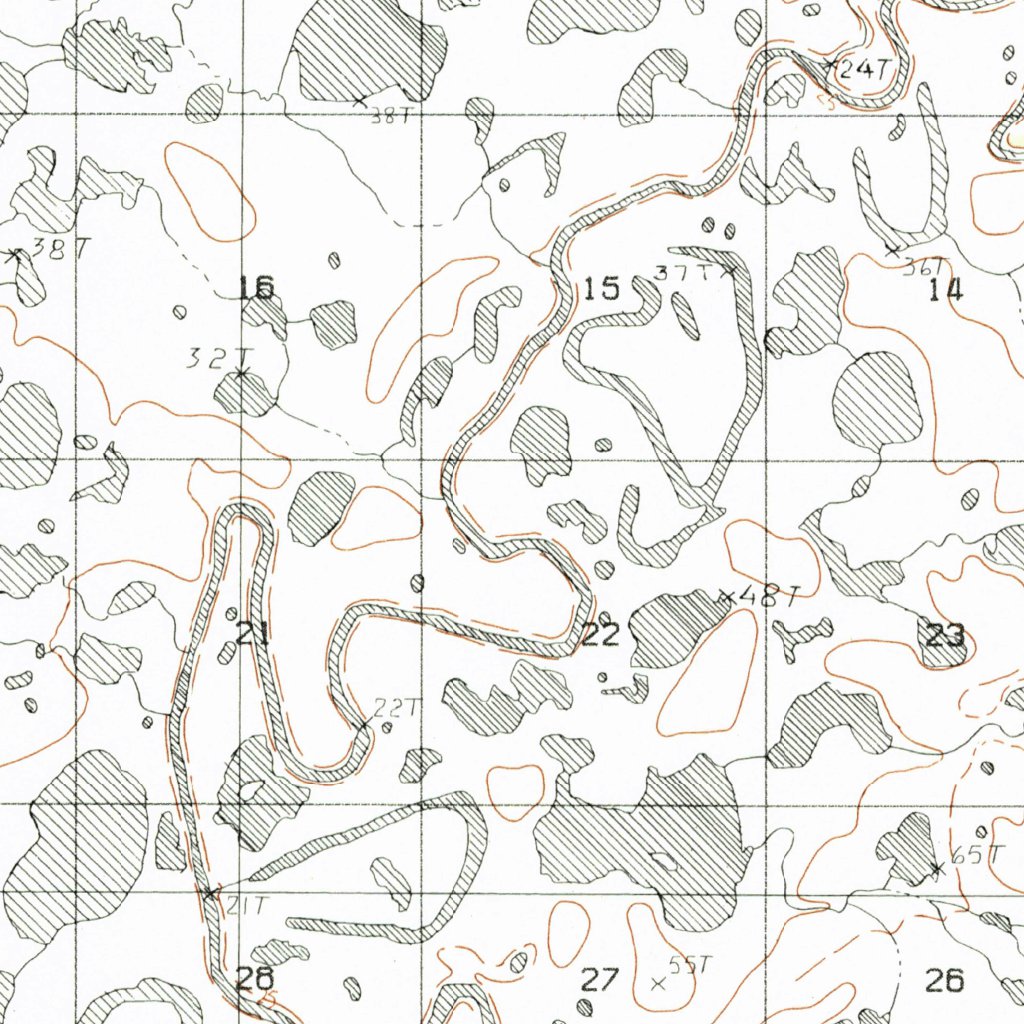 Shungnak C-6, AK (1985, 63360-Scale) Map by United States Geological ...
