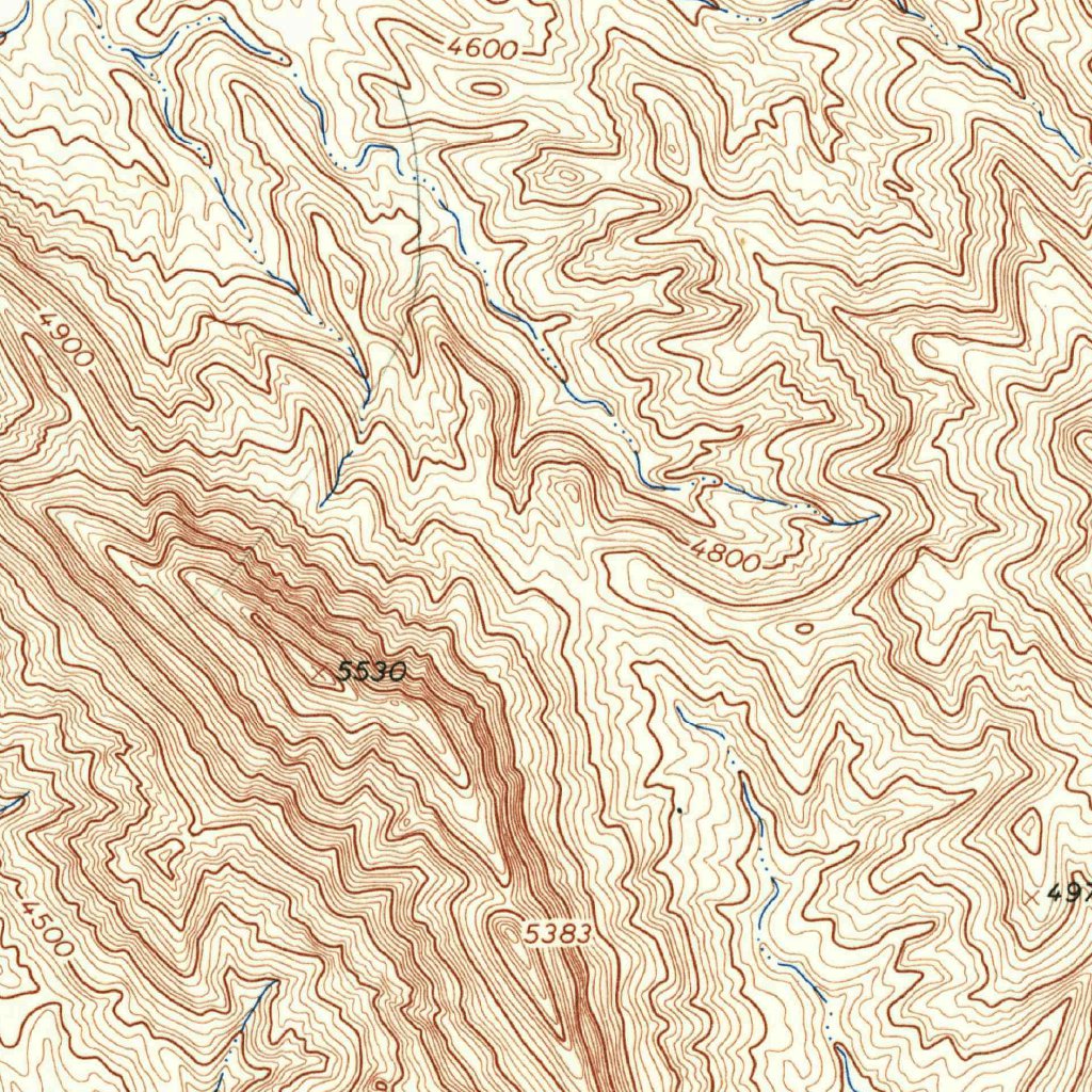 Sierra Blanca SW, TX (1964, 24000-Scale) Map by United States ...