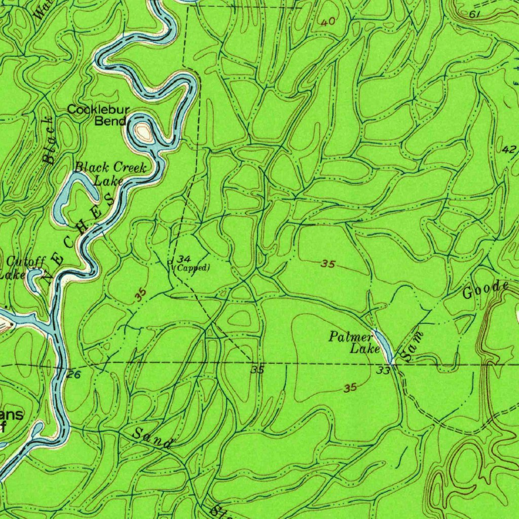 Silsbee, TX (1955, 62500-Scale) Map by United States Geological Survey ...