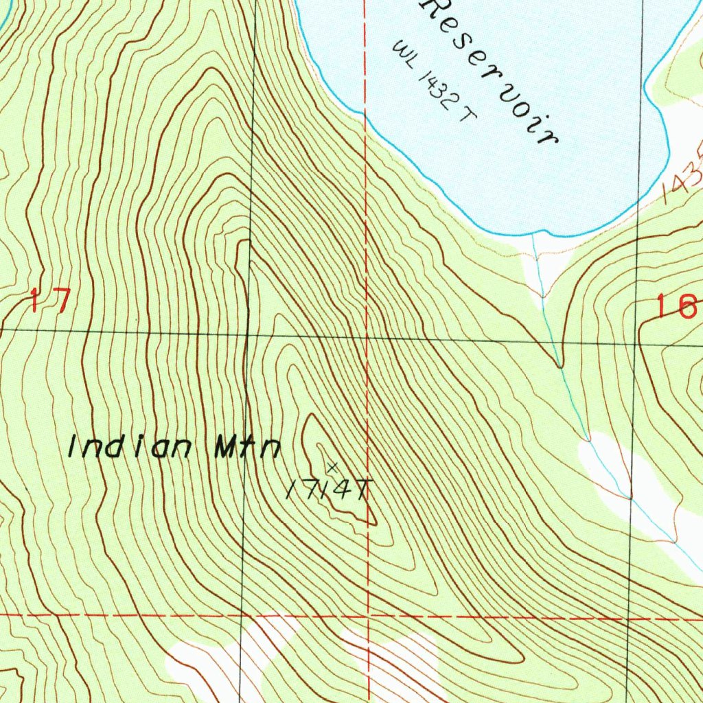 Silva Flat Reservoir, CA (1983, 24000-Scale) Map by United States ...