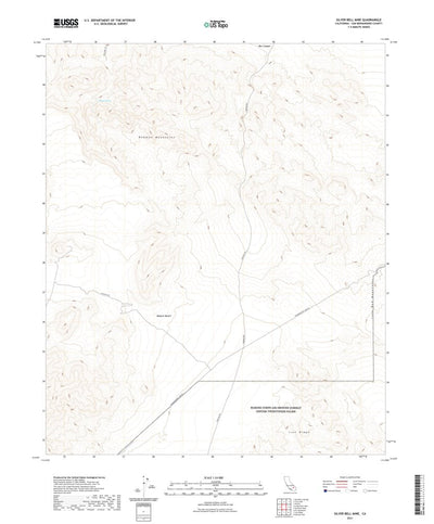 Silver Bell Mine, CA (2021, 24000-Scale) Map by United States ...