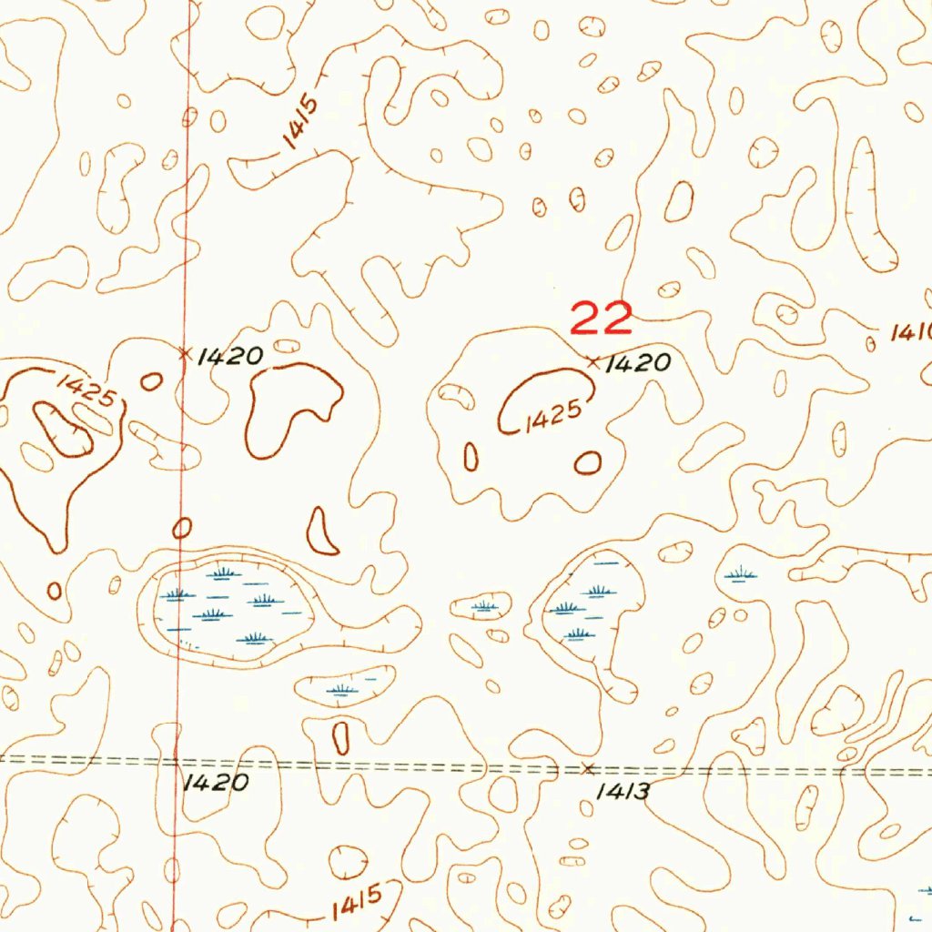 Silverleaf, ND (1956, 24000-Scale) Map by United States Geological ...