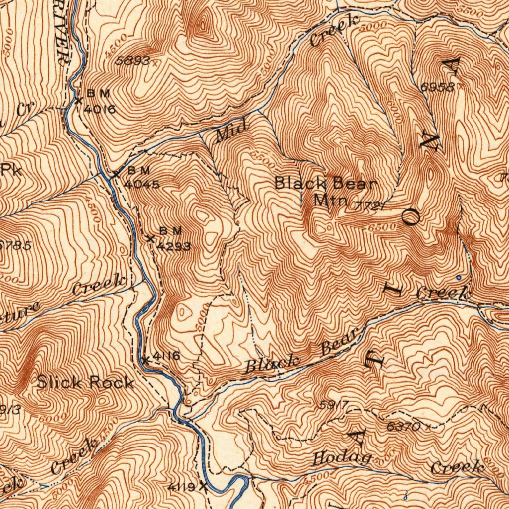 Silvertip, MT (1942, 125000-Scale) Map by United States Geological ...