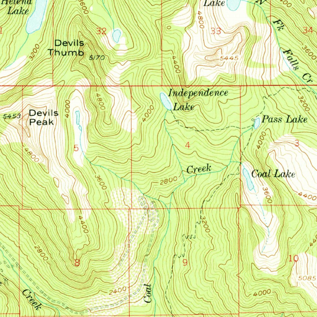 Silverton, WA (1957, 62500-Scale) Map by United States Geological ...
