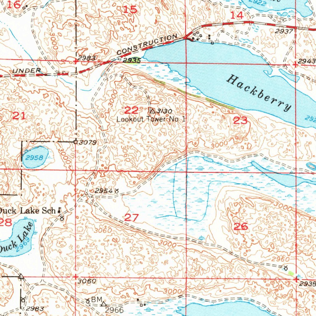 Simeon, NE (1950, 62500-Scale) Map by United States Geological Survey ...
